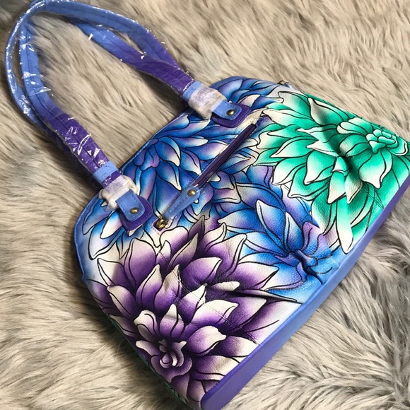 Bags | Nwot Beautiful Hand Painted Handbag | Poshmark